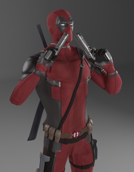 3D Deadpool Models | TurboSquid