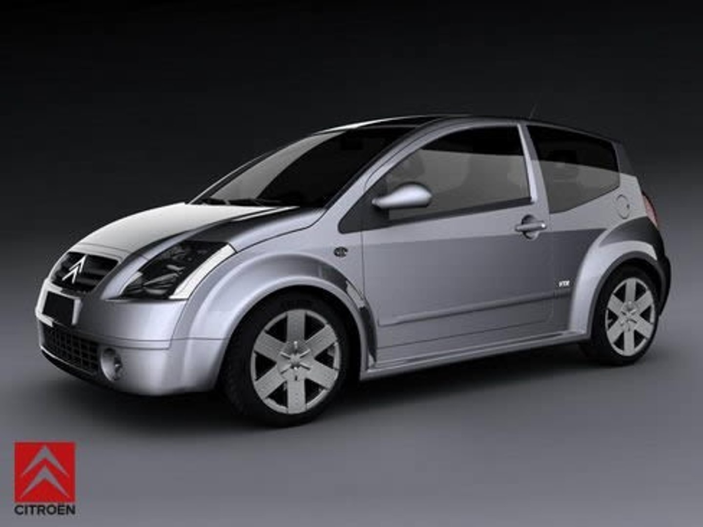 3d Model Citroen C2