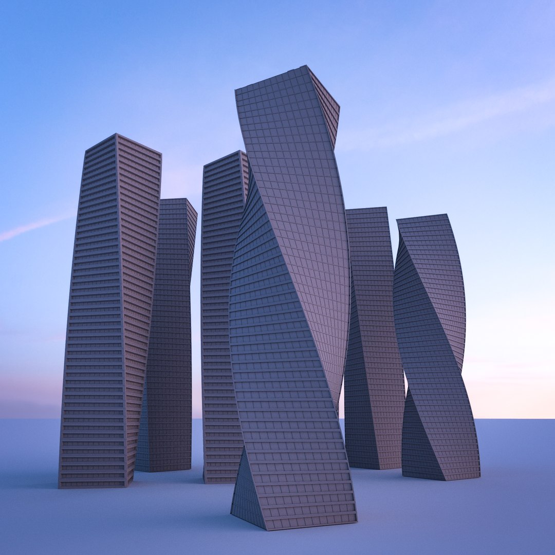 3d Model Skyscrapers