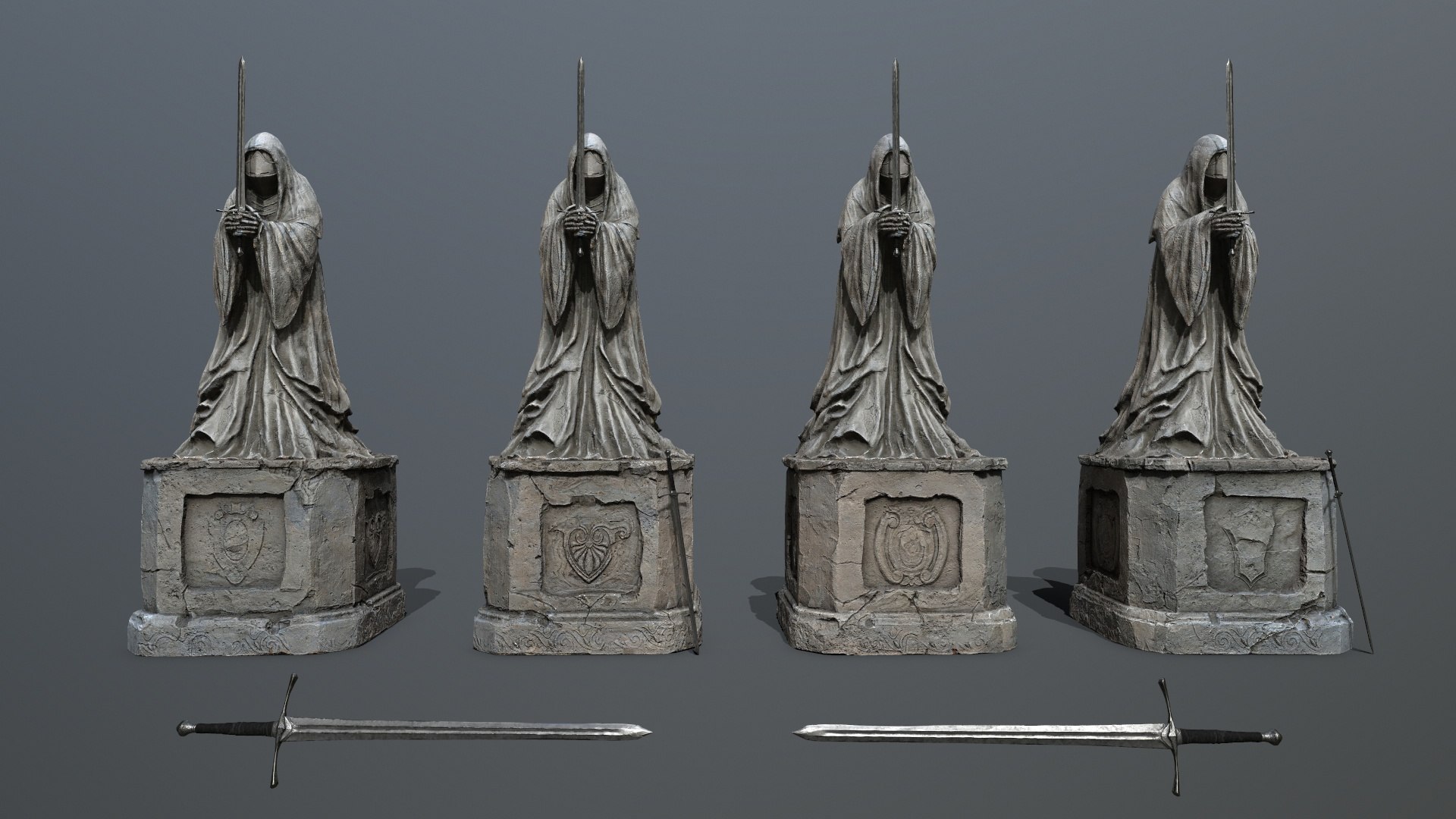 3D Ruin Set - TurboSquid 2389601