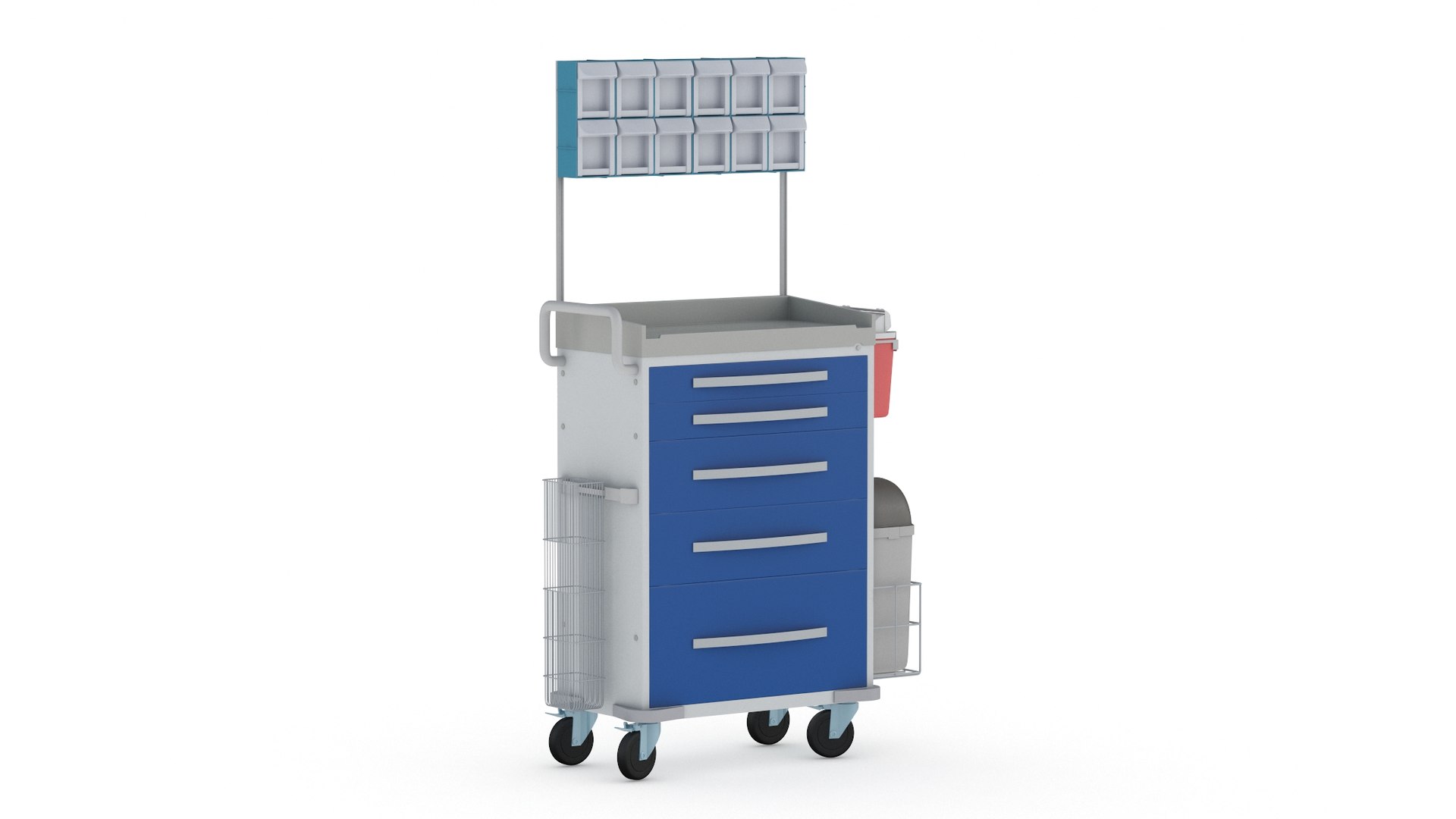 3D Medical Cart 01 PBR Realistic - TurboSquid 1942932