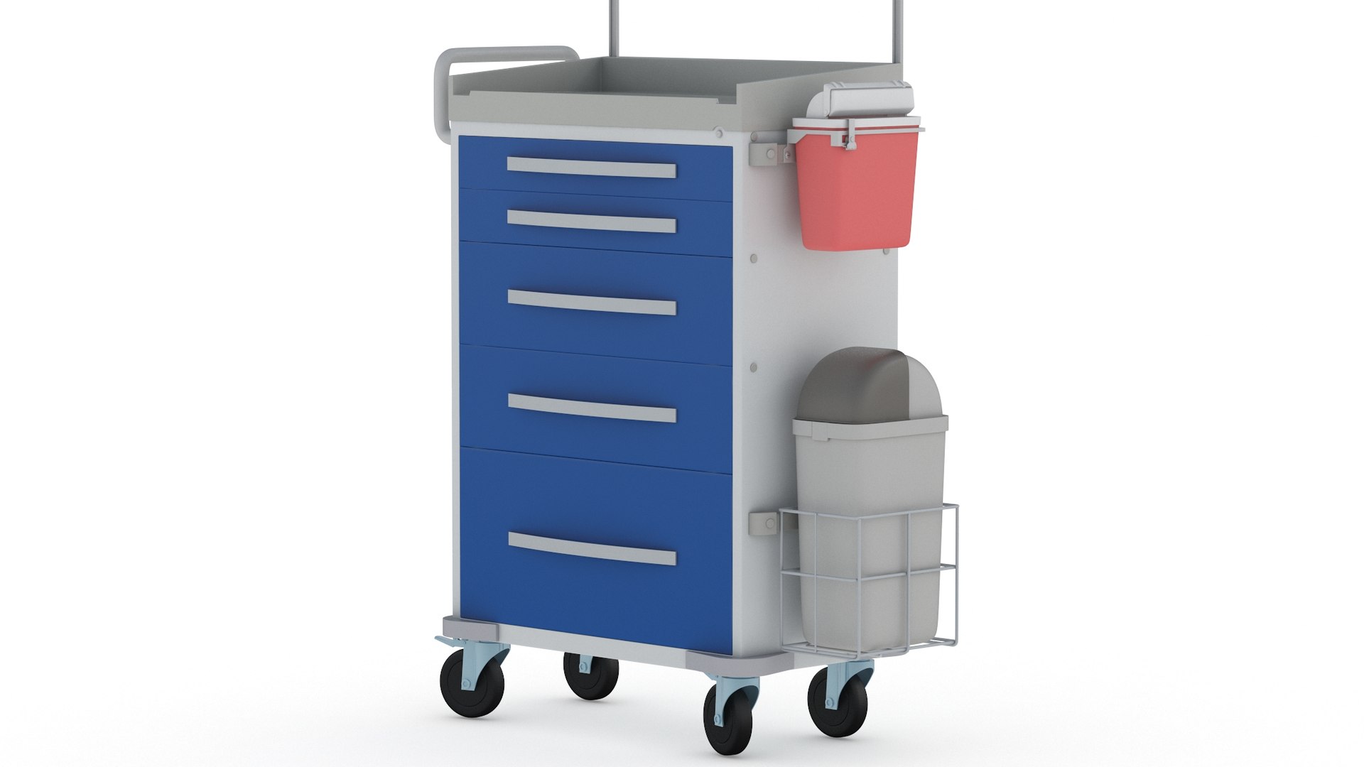 3D Medical Cart 01 PBR Realistic - TurboSquid 1942932