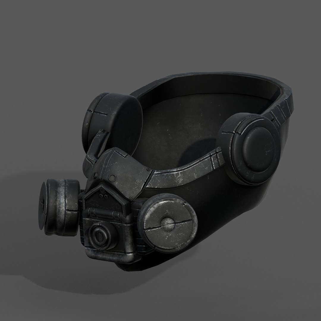 Gas Mask Model - TurboSquid 1581277