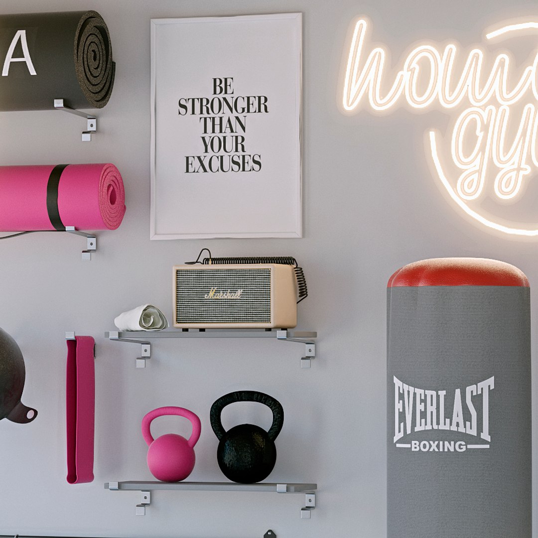 Home Gym Model - TurboSquid 1724989