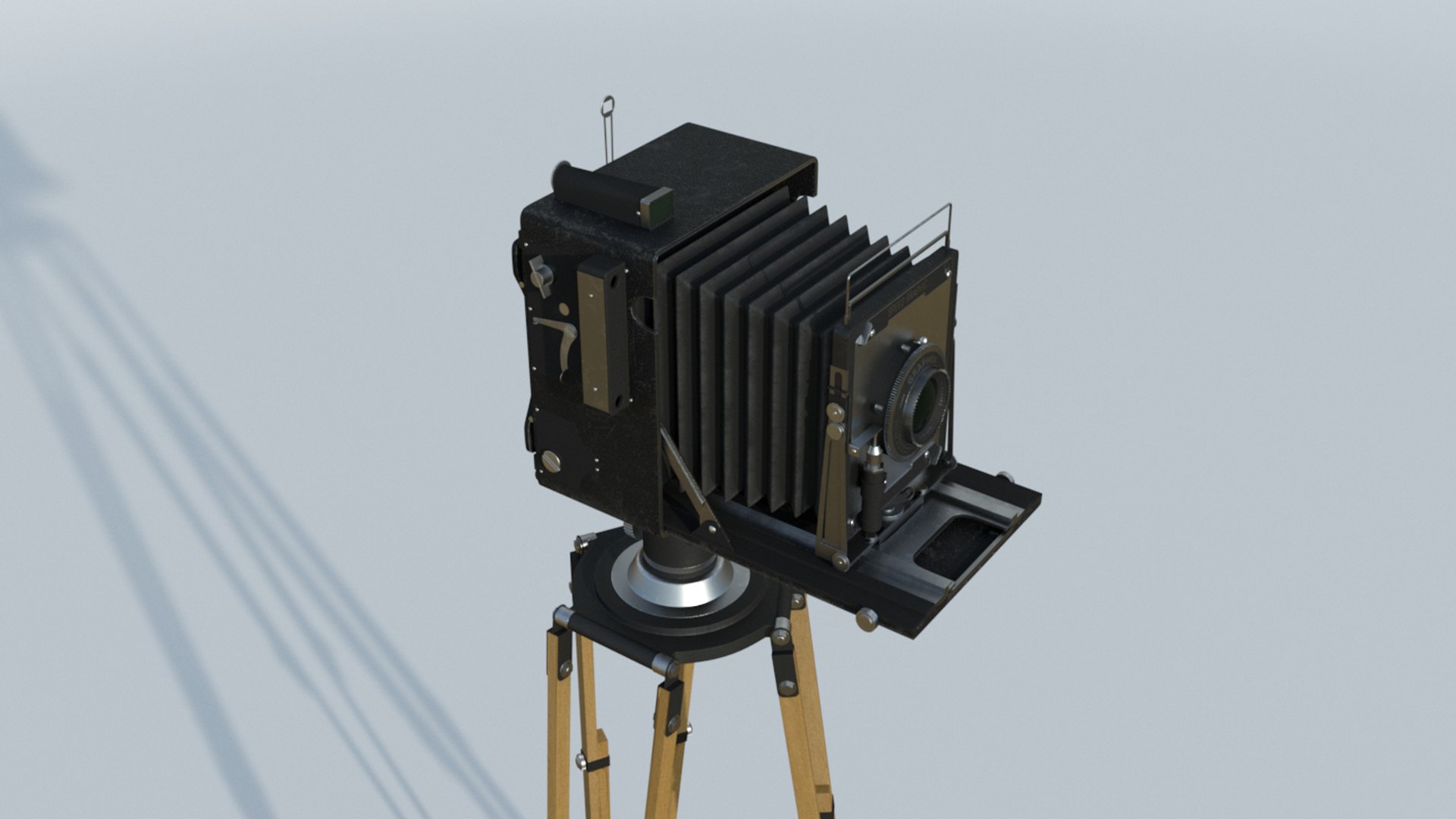 3D Camera Tripod Model - TurboSquid 1394794