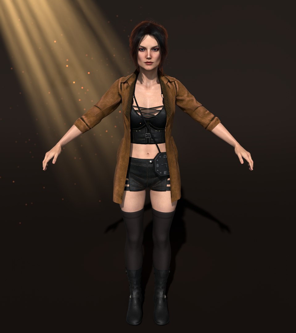 Ruby Animation Ready FBX Model 3D - TurboSquid 2216273