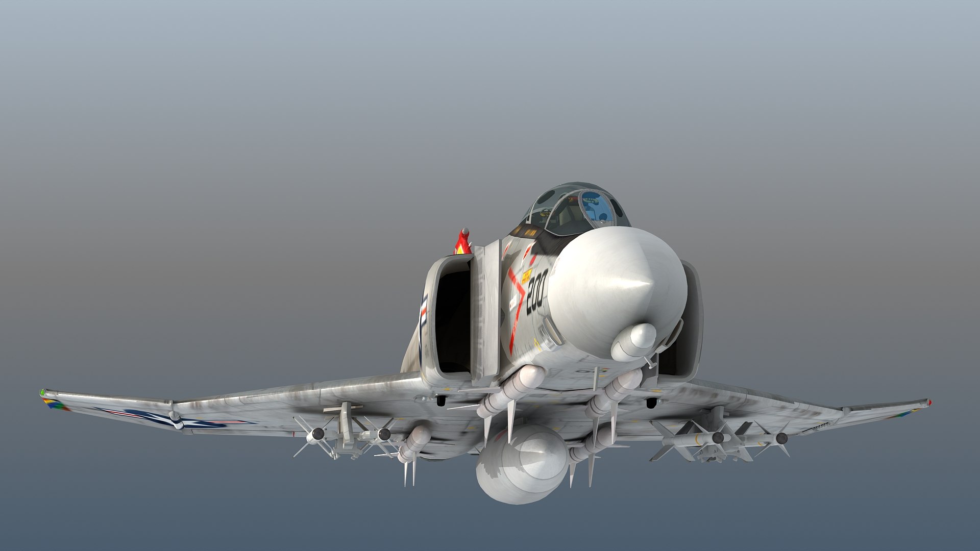 F4 B NAVY Phantom II Vigilantes VF-151 3D Model - TurboSquid 1800129