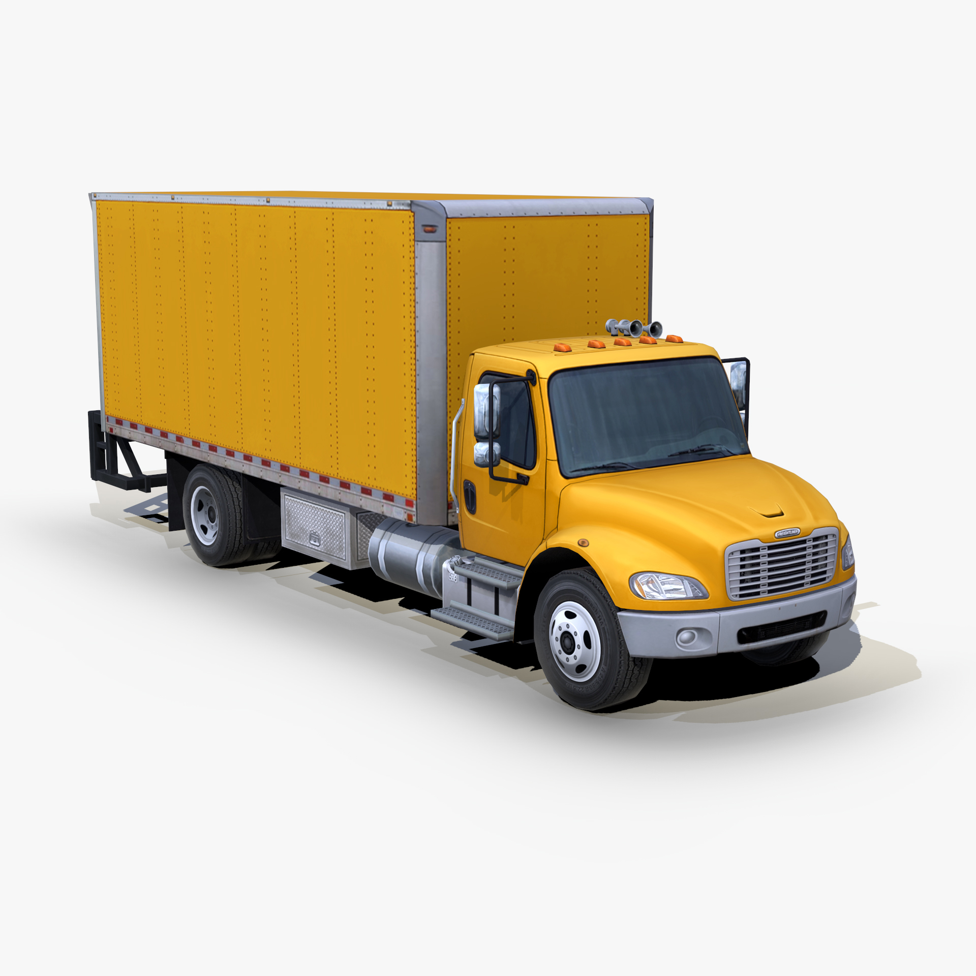 3D Freightliner Business Class M2 106 2004 Box truck model - TurboSquid ...