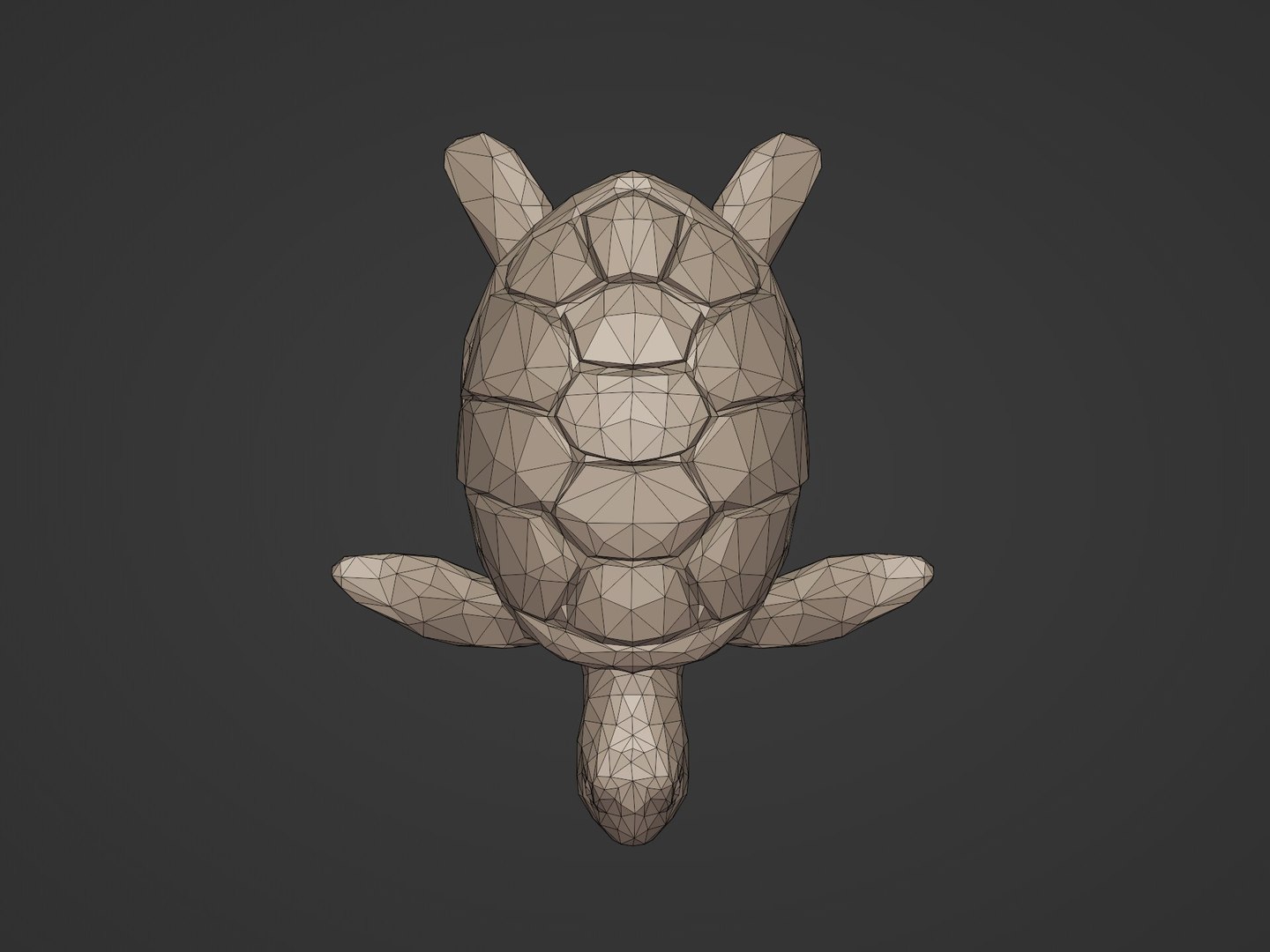 Low Poly Sea Turtle 3D - TurboSquid 1952529