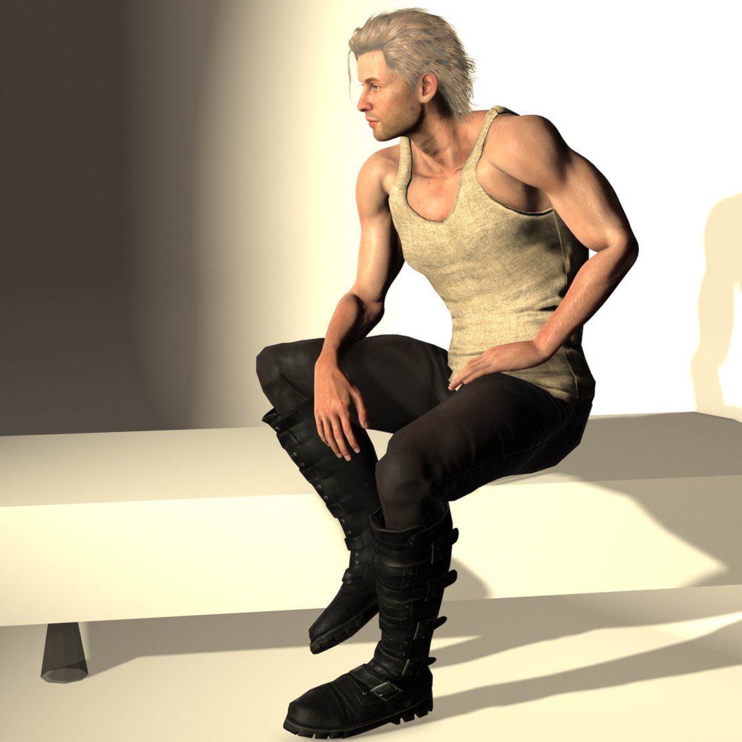 3D Model Realistic Johnnyhero Gw - TurboSquid 1520977