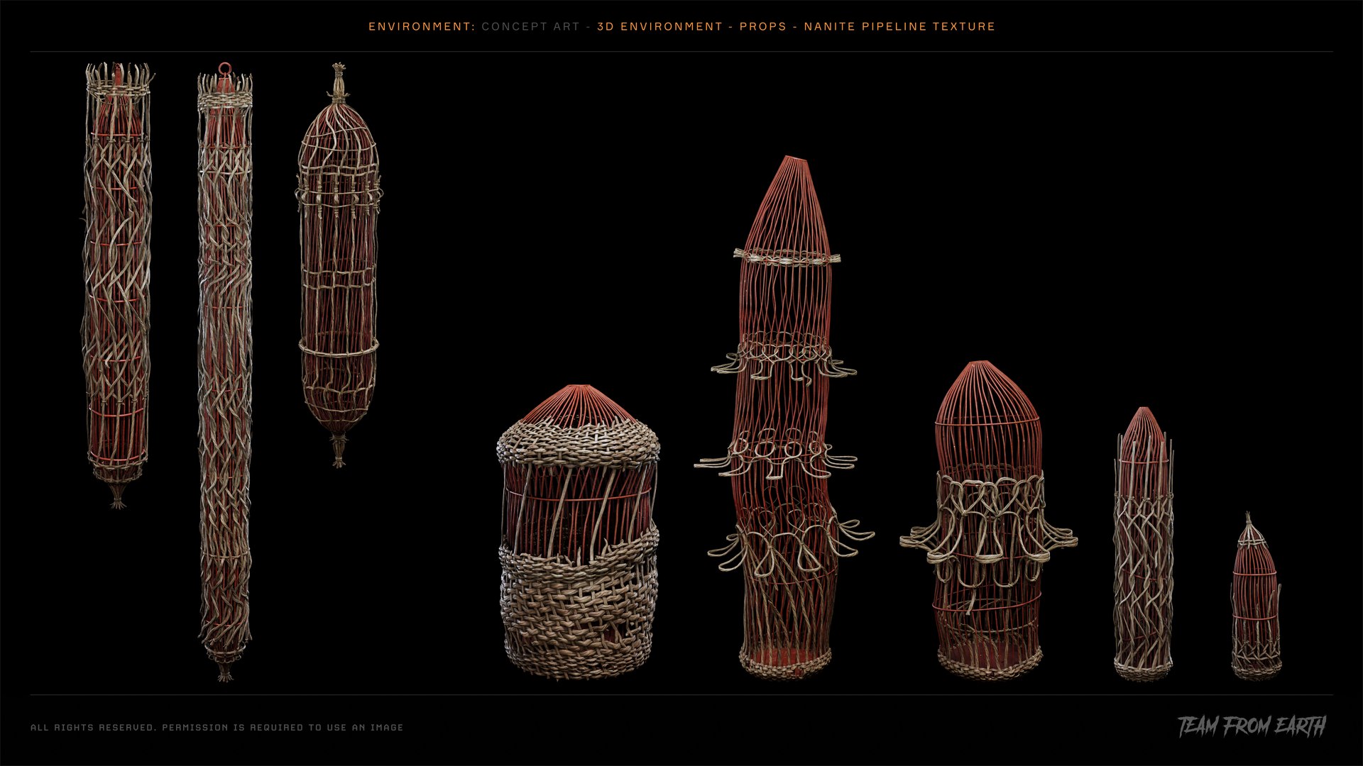 Eastern baskets decoration 3D - TurboSquid 2081159
