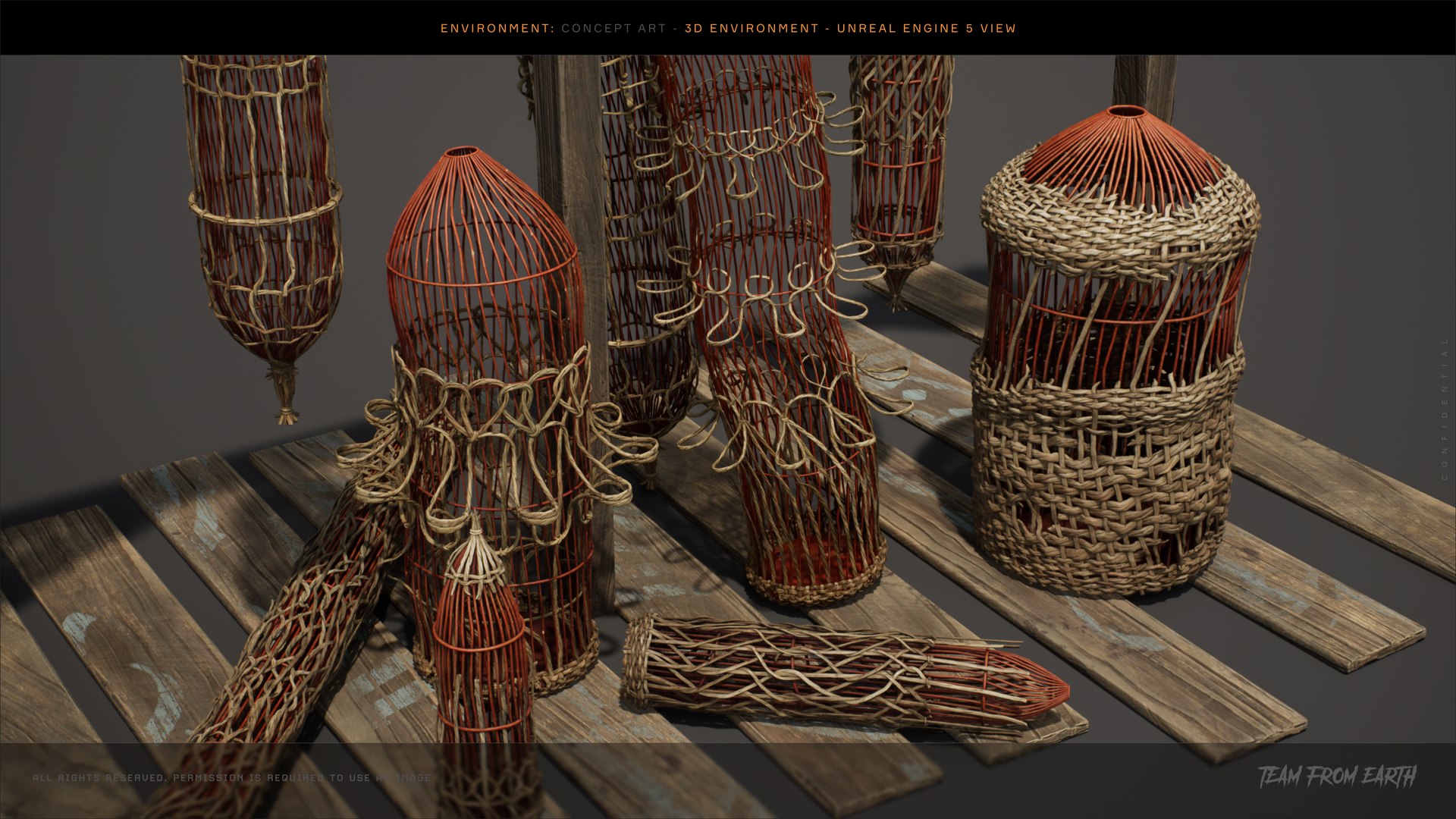 Eastern baskets decoration 3D - TurboSquid 2081159