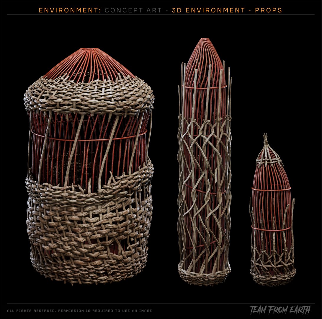 Eastern baskets decoration 3D - TurboSquid 2081159