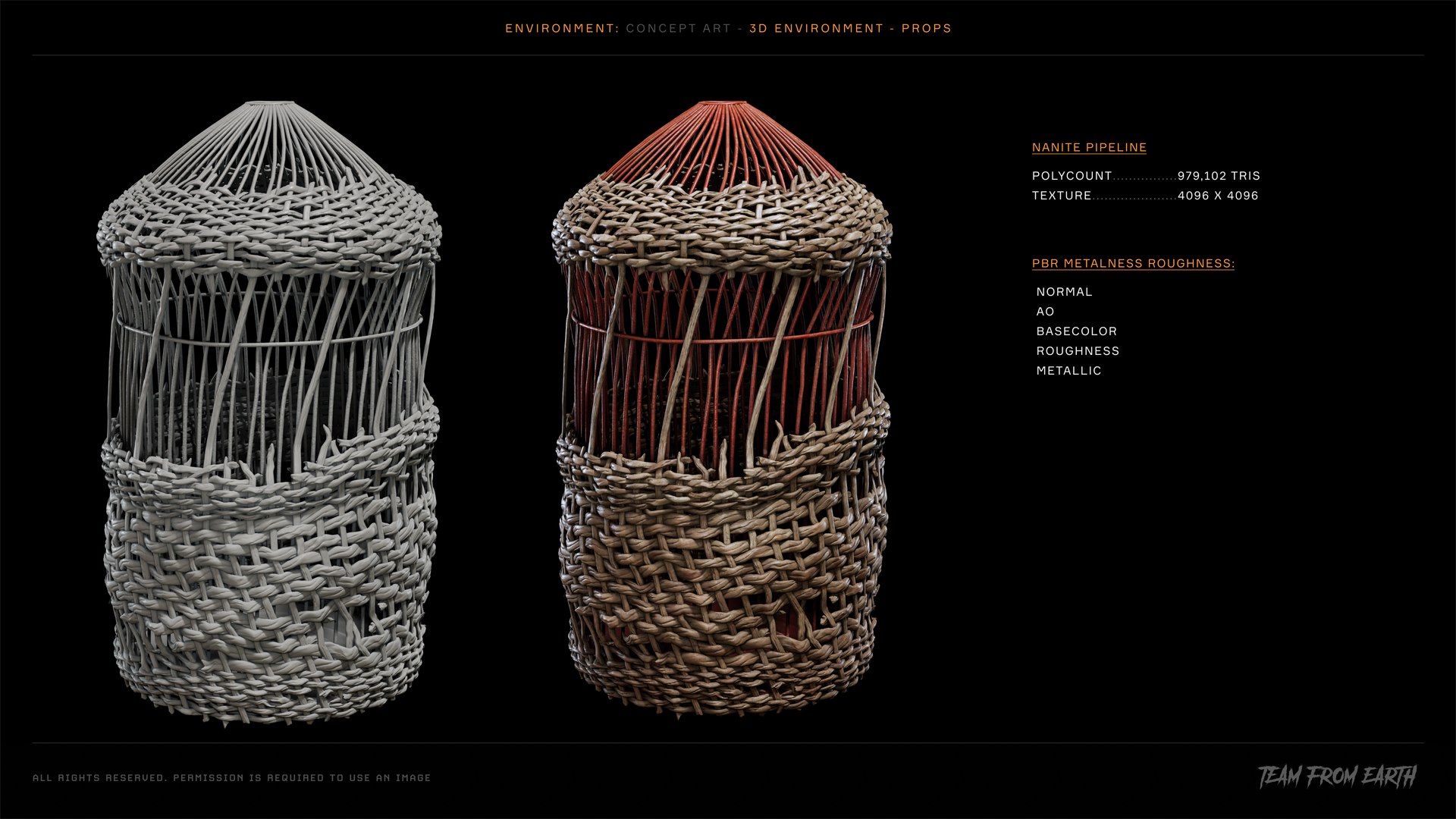 Eastern baskets decoration 3D - TurboSquid 2081159