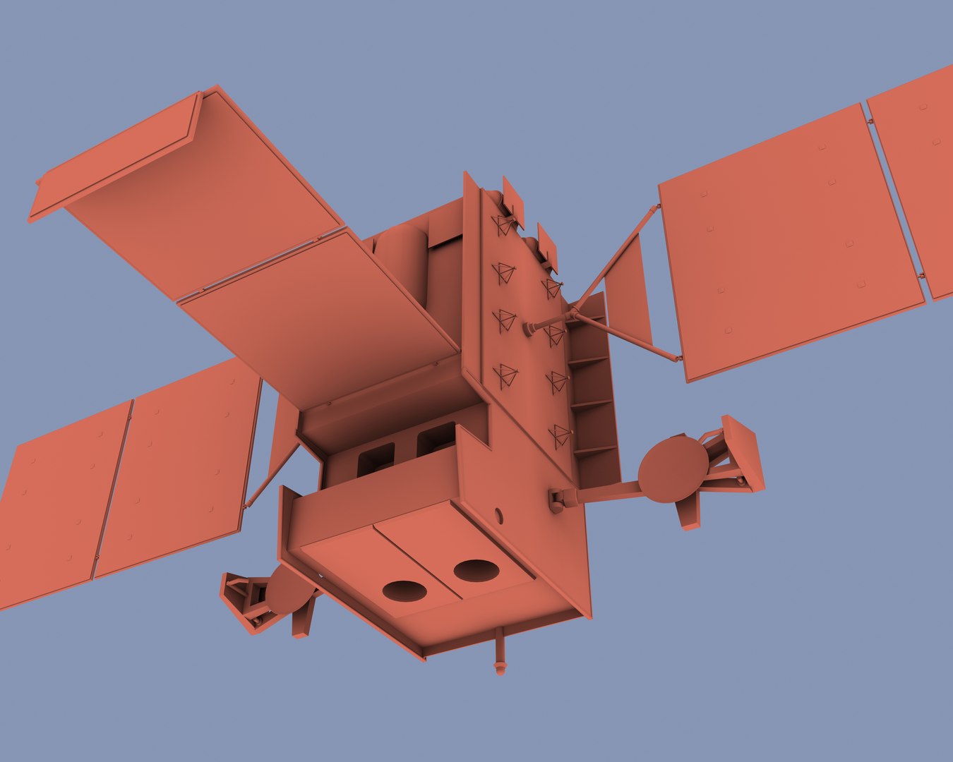 3d Space-based Sbirs Satellite Model