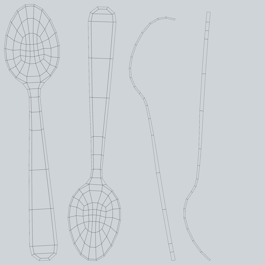 Cutlery Set 3D Model - TurboSquid 1942643