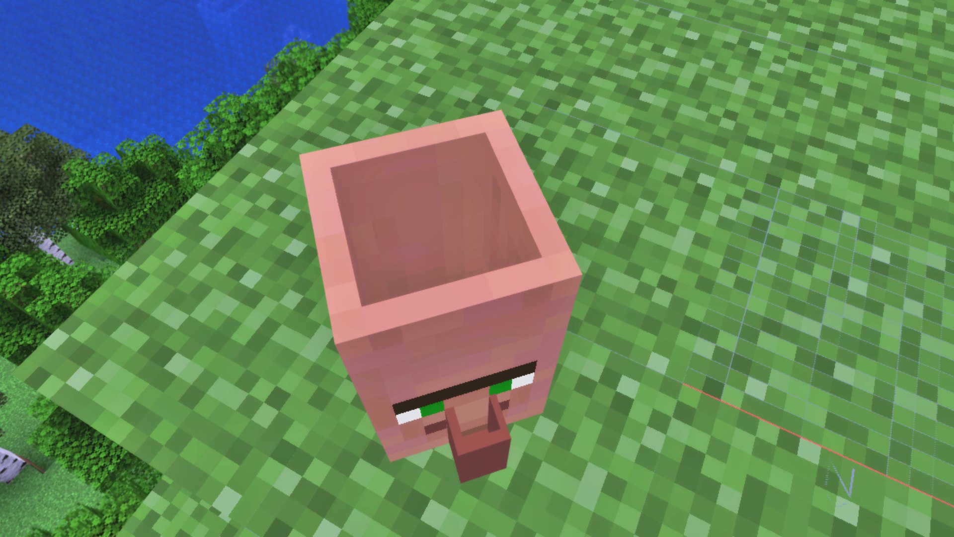 3D Model Minecraft Villager Pen Holder - 3D Model - TurboSquid 2254460