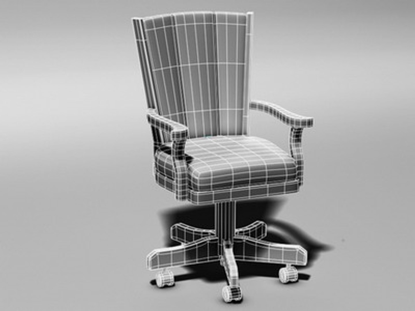 3d model of executive chair