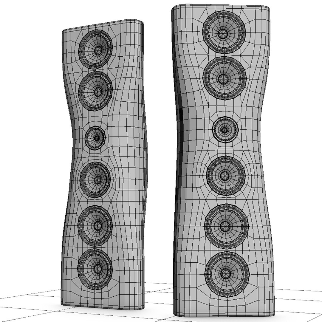 3d Kef Muon Speakers