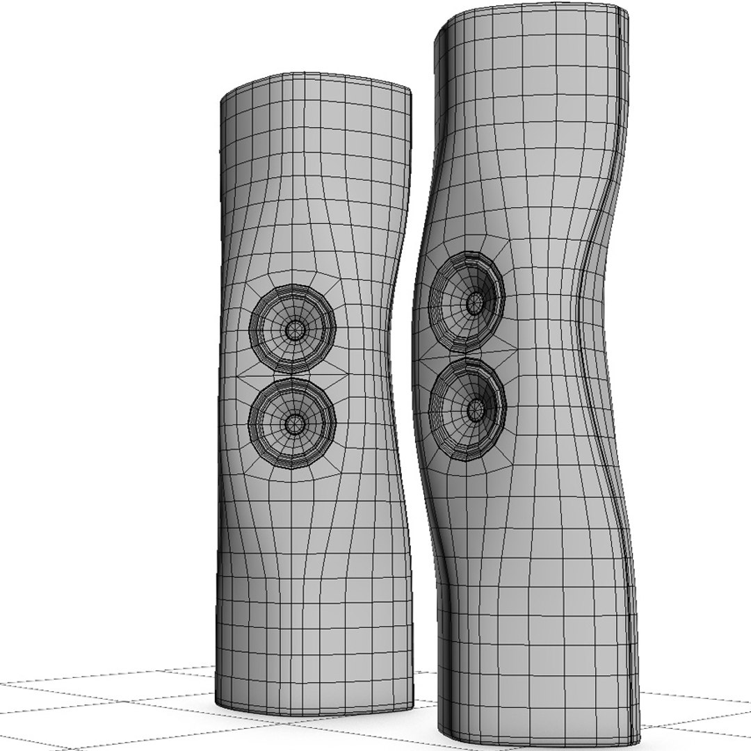 3d Kef Muon Speakers
