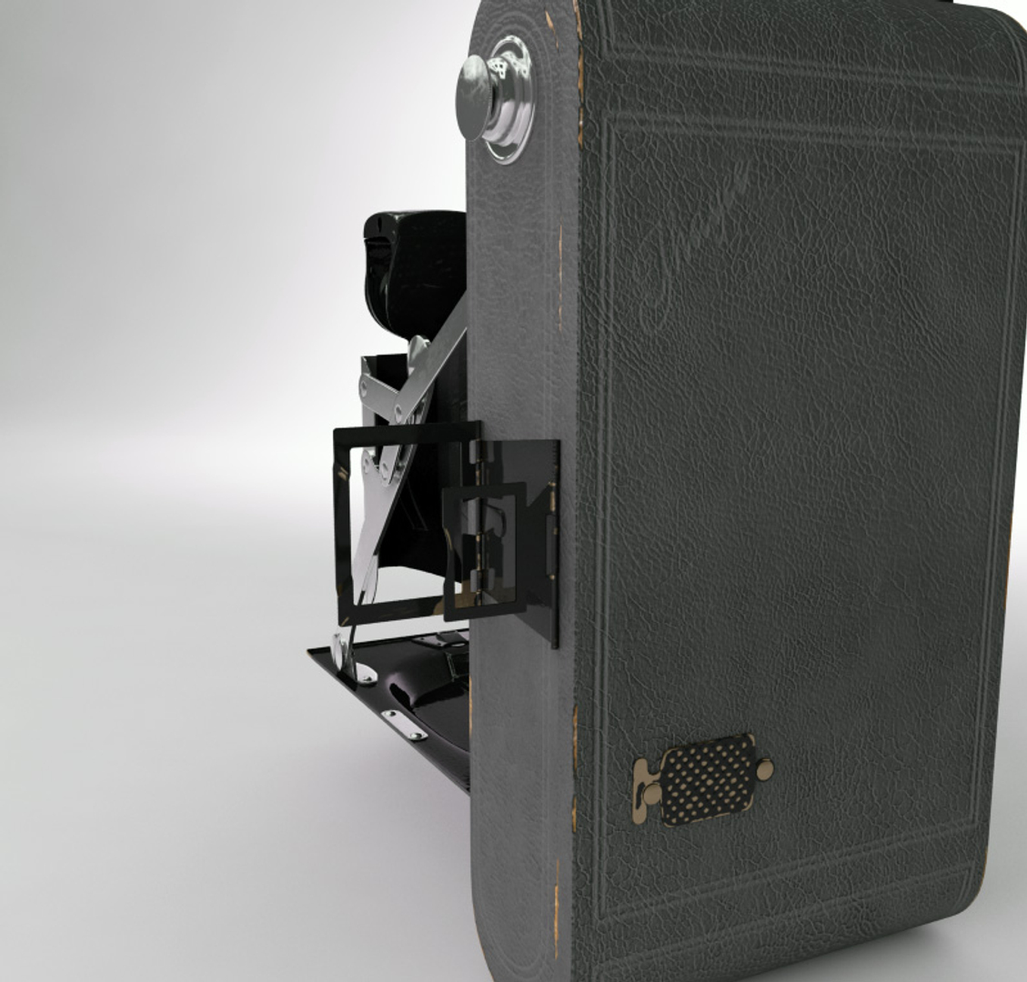 3ds max antique camera ihagee