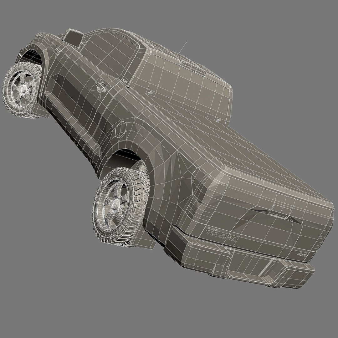 3d toyota tundra regular cab