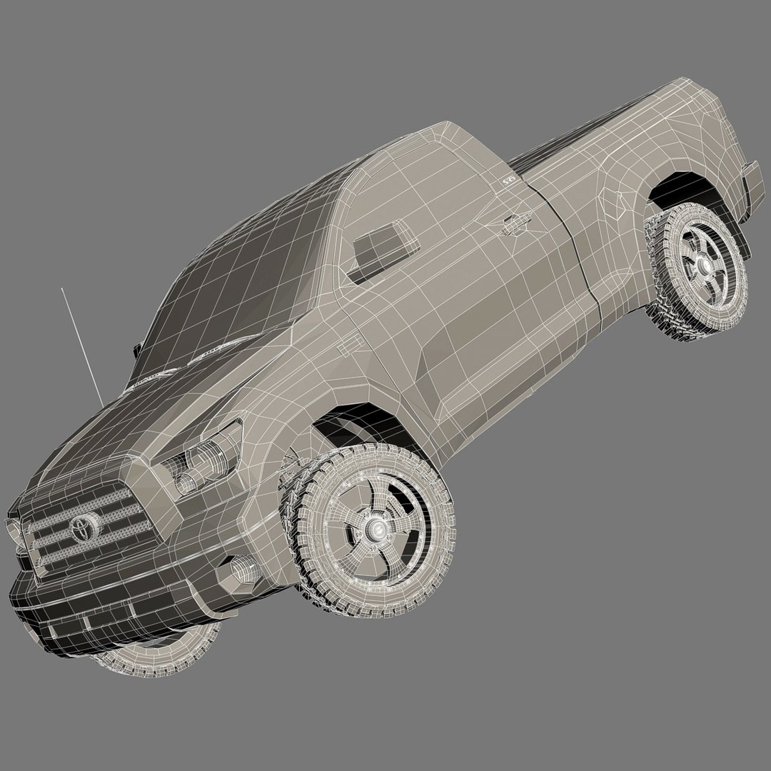 3d toyota tundra regular cab