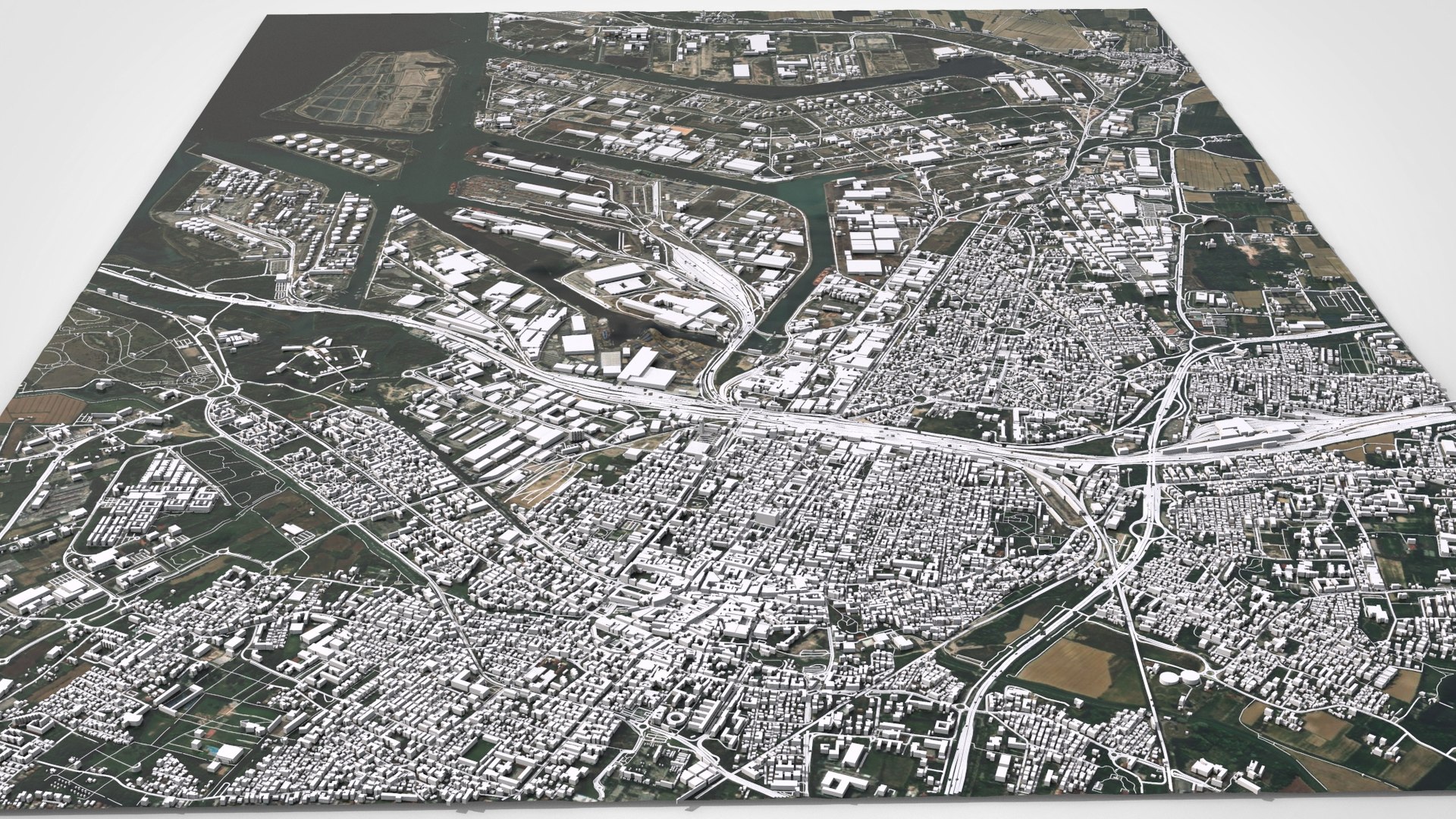 Cityscape Marghera Venice Italy 3D model - TurboSquid 1980238
