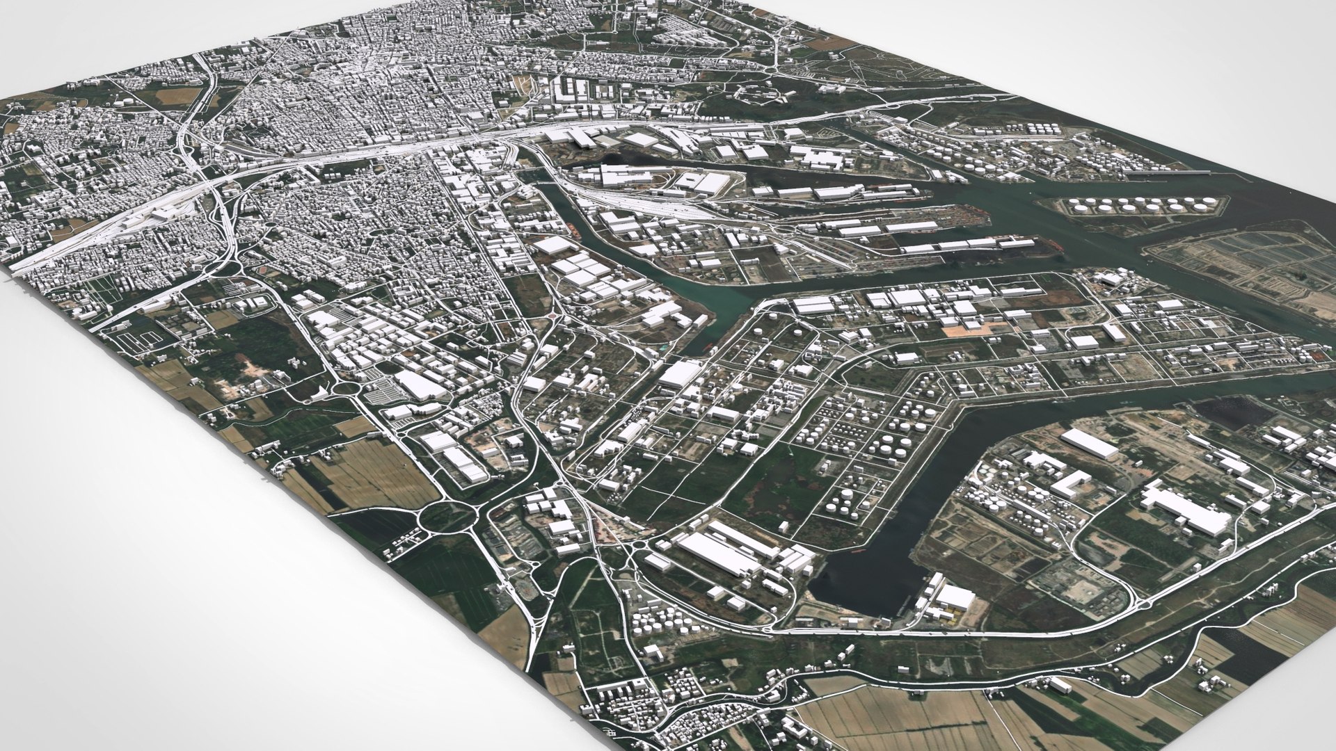 Cityscape Marghera Venice Italy 3D Model - TurboSquid 1980238