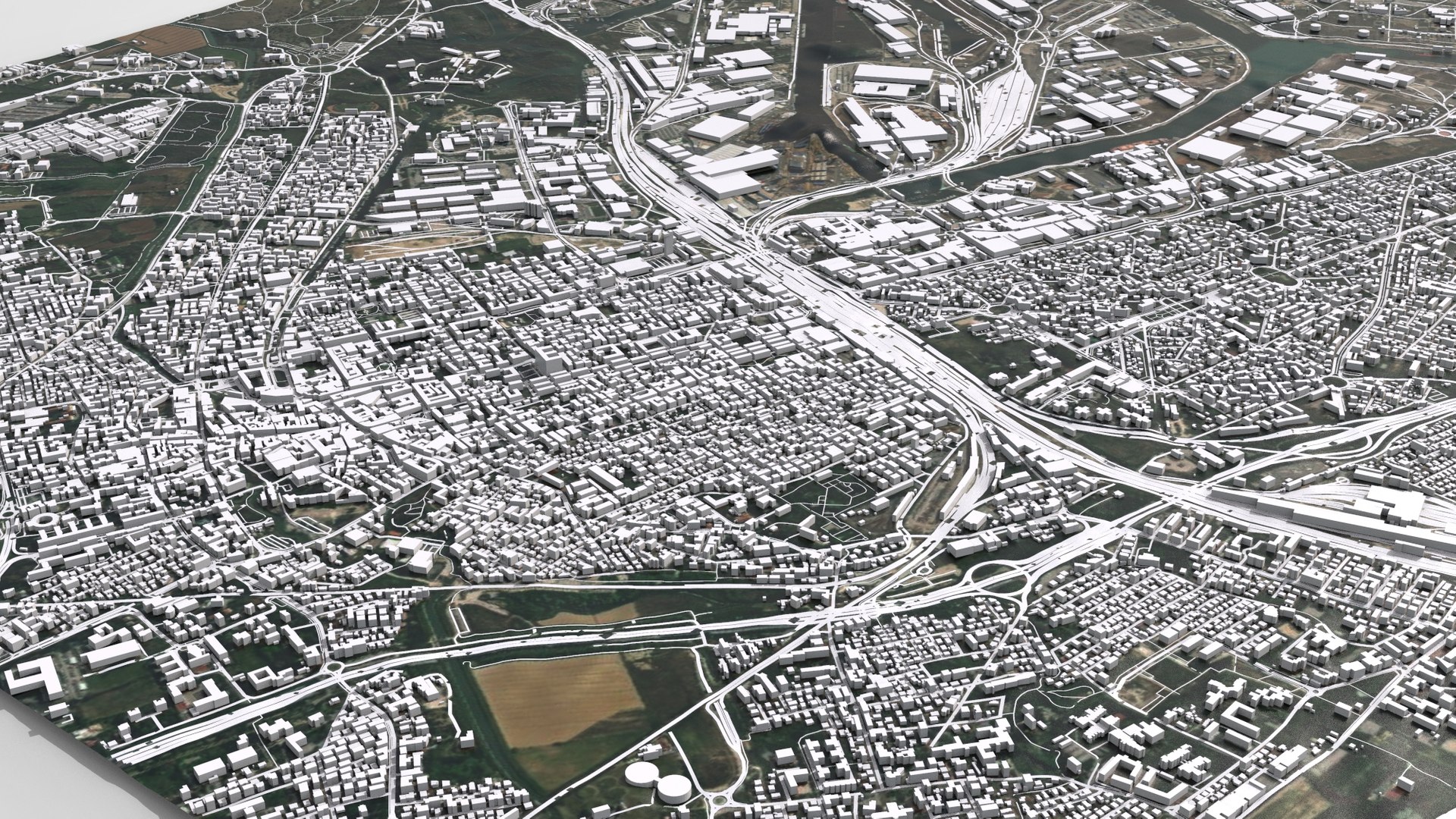 Cityscape Marghera Venice Italy 3D Model - TurboSquid 1980238