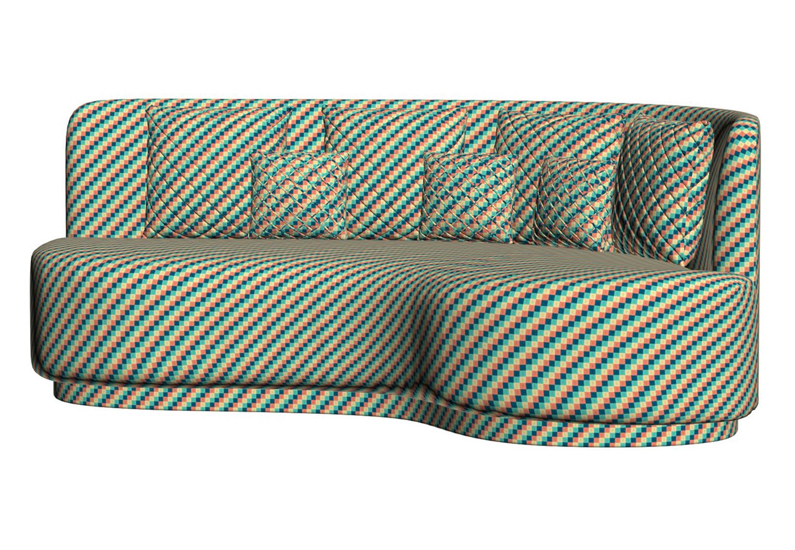3D Stefa Restaurant Loveseat By Bpoint Design - TurboSquid 1966259