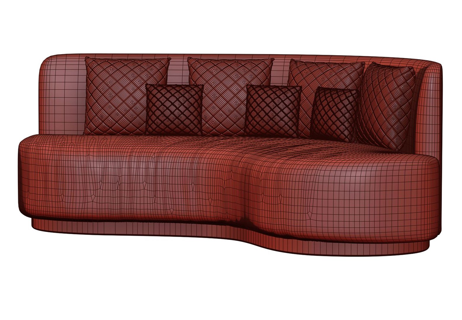 3D Stefa Restaurant Loveseat By Bpoint Design - TurboSquid 1966259