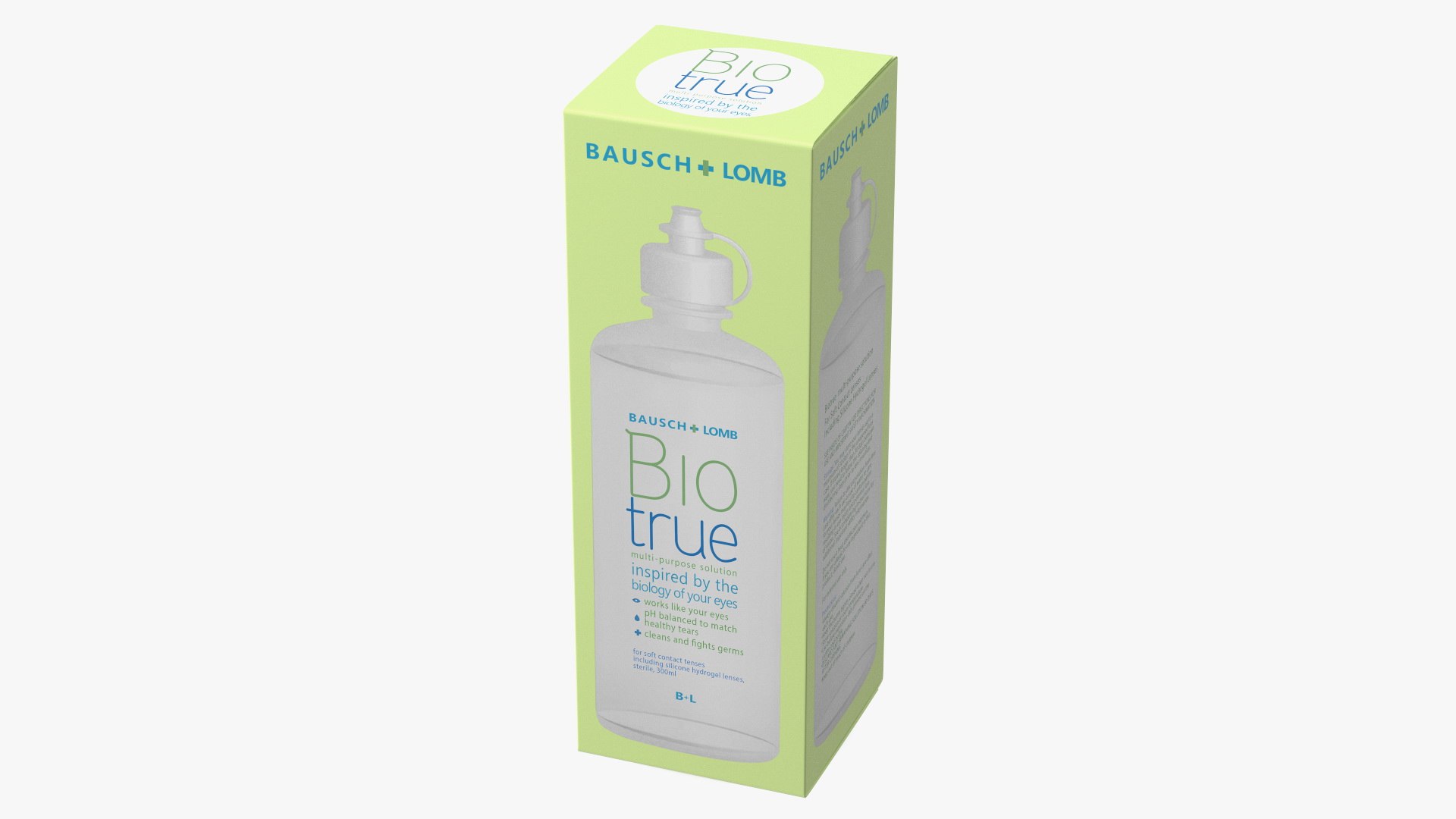 3D Contact Lens Fluid Packaging Bio True - TurboSquid 1818397