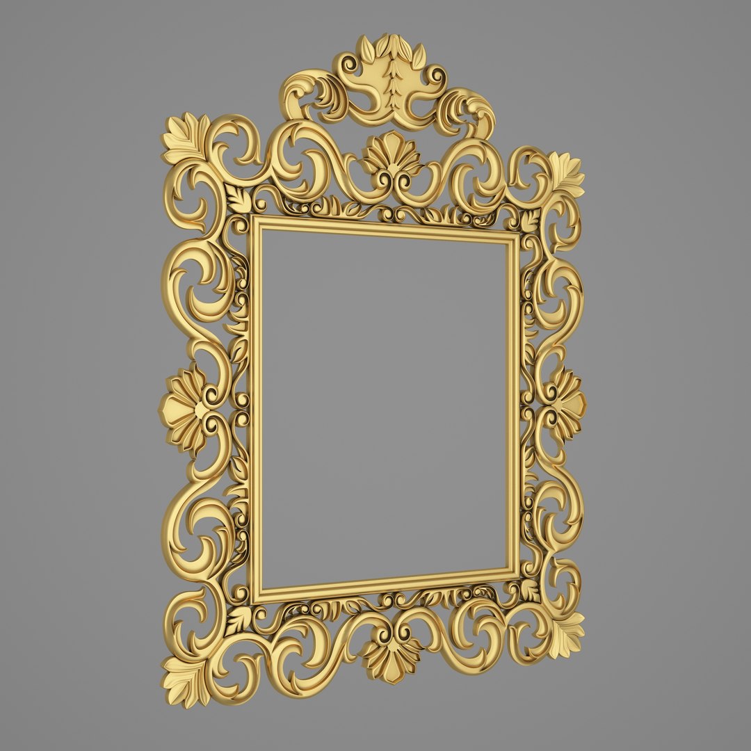 3D Classic Frame Mirror 006 - TurboSquid 2176964