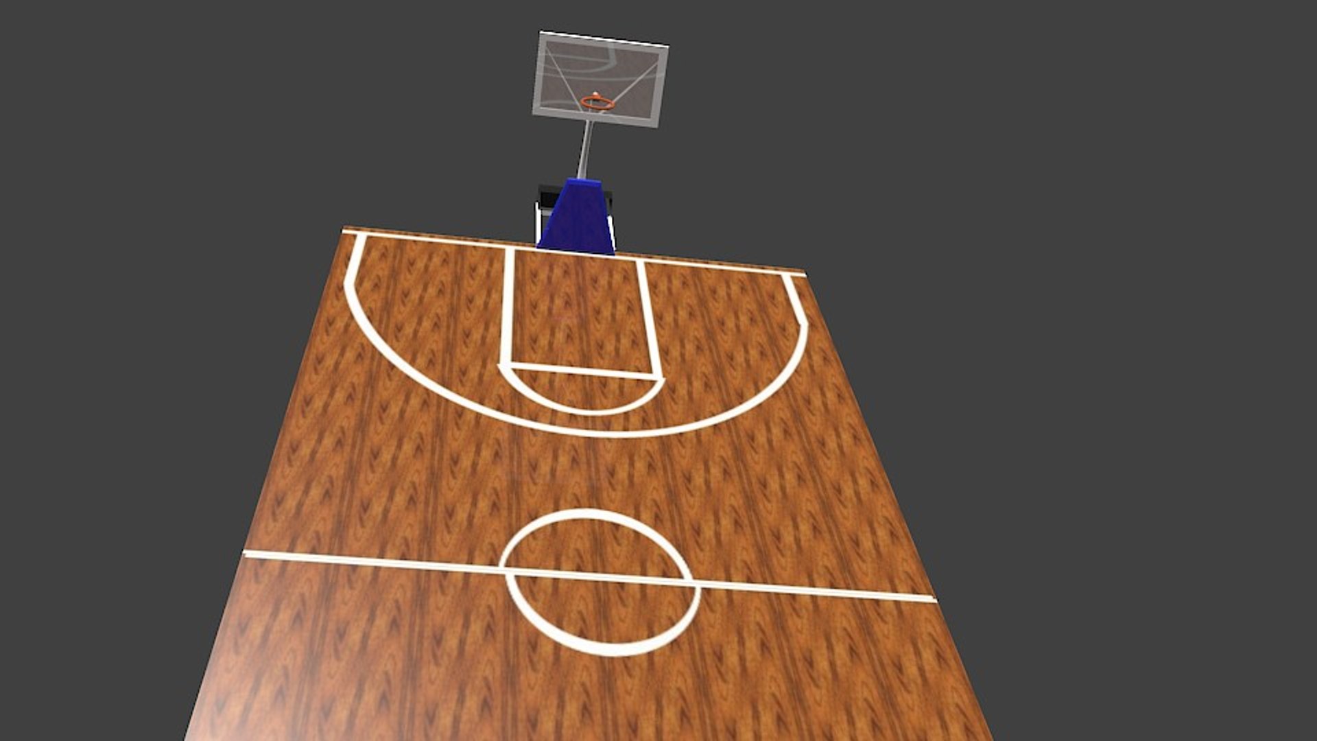 Free Blend Mode Basketball Field Plane