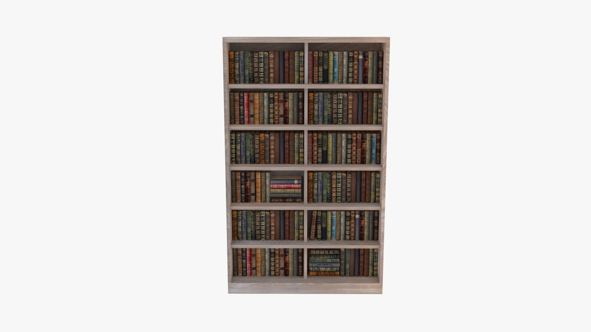 3D Old Bookcase - TurboSquid 1795292