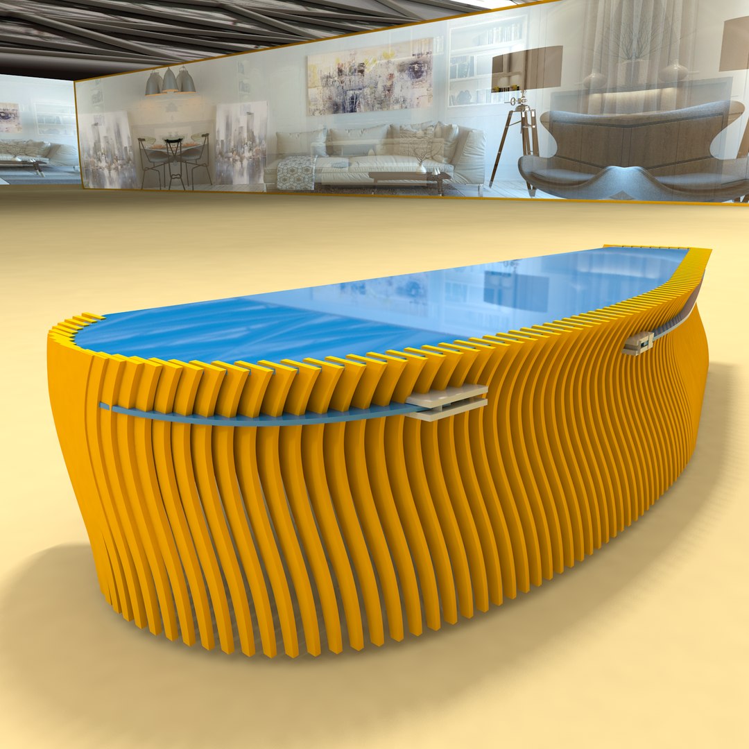 Designer Table Number 3 3D Model - TurboSquid 1441886