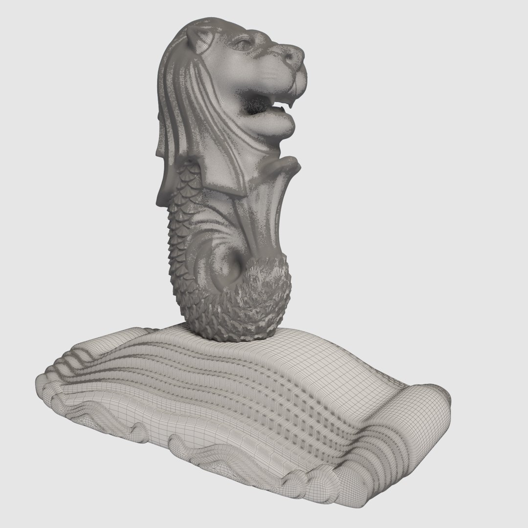 Singapore Merlion 3D Model - TurboSquid 1204065
