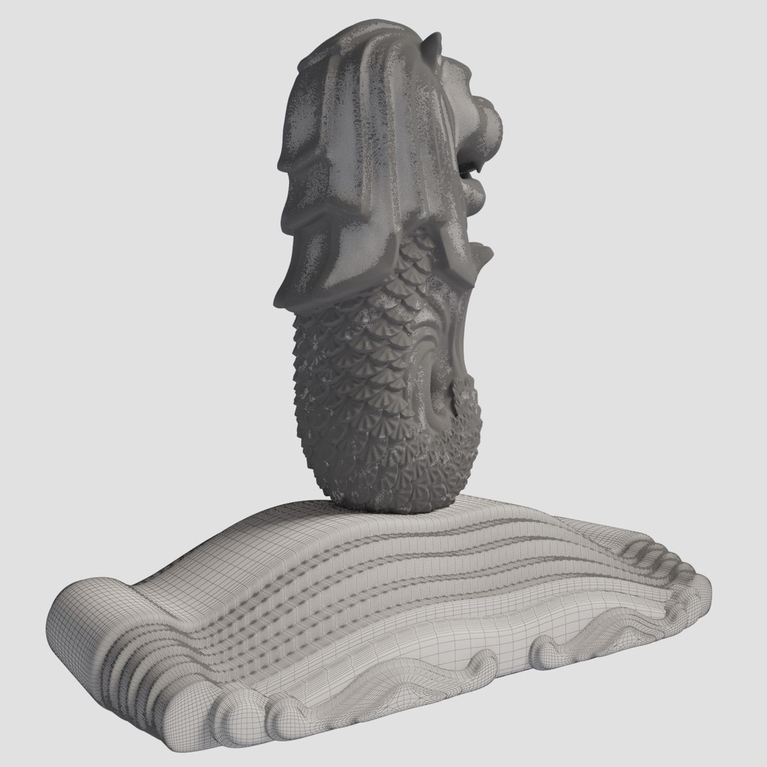 Singapore Merlion 3D Model - TurboSquid 1204065