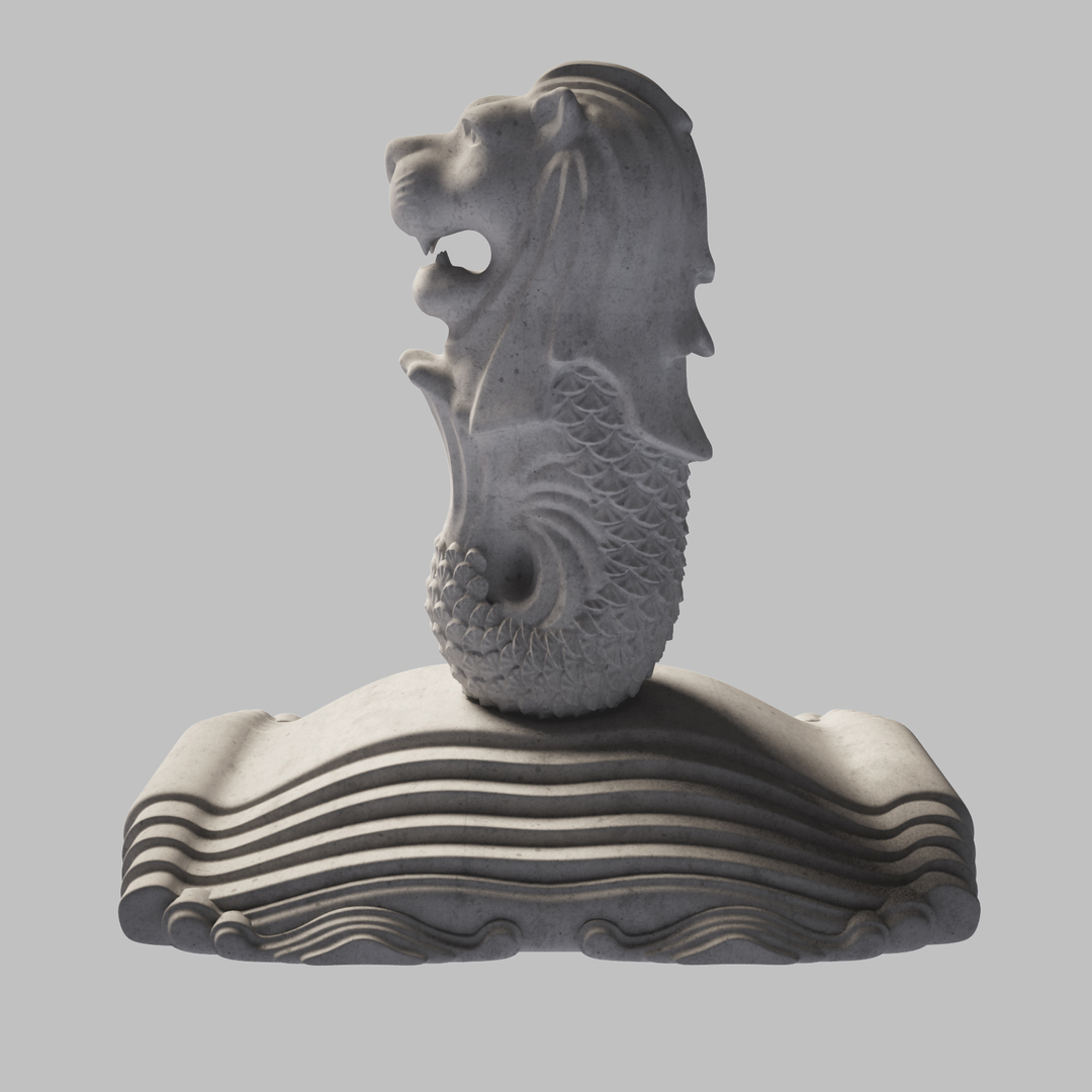 Singapore Merlion 3D Model - TurboSquid 1204065