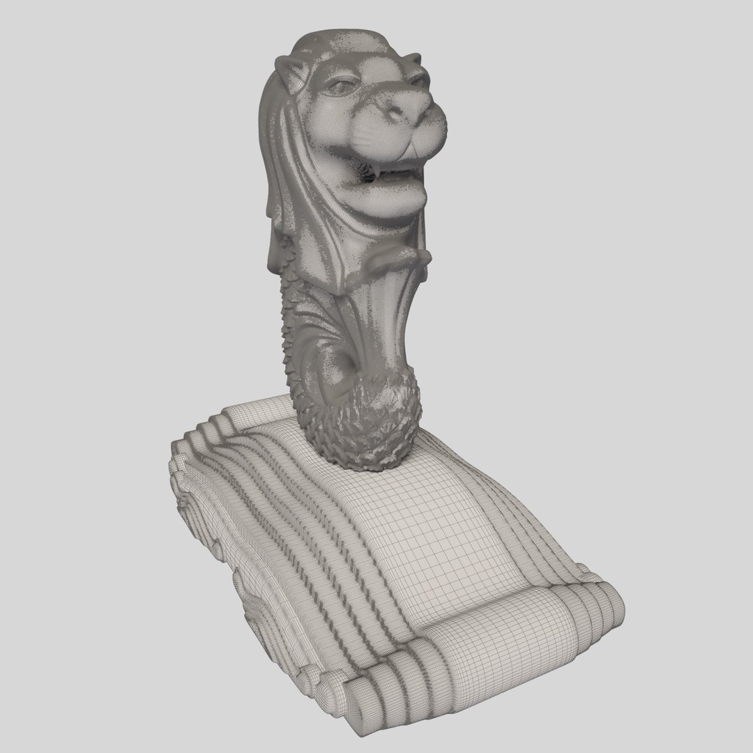 Singapore Merlion 3D Model - TurboSquid 1204065