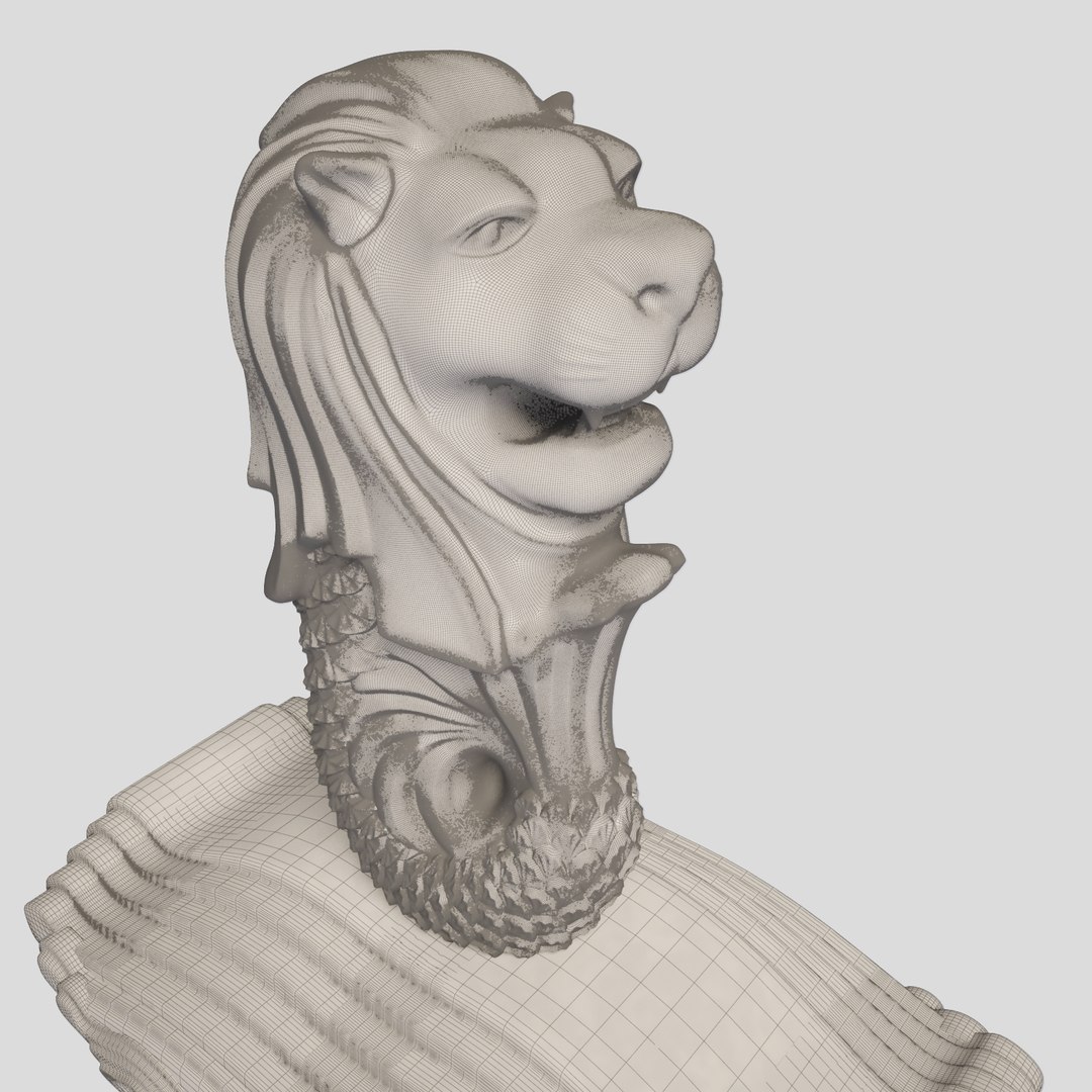Singapore Merlion 3D Model - TurboSquid 1204065