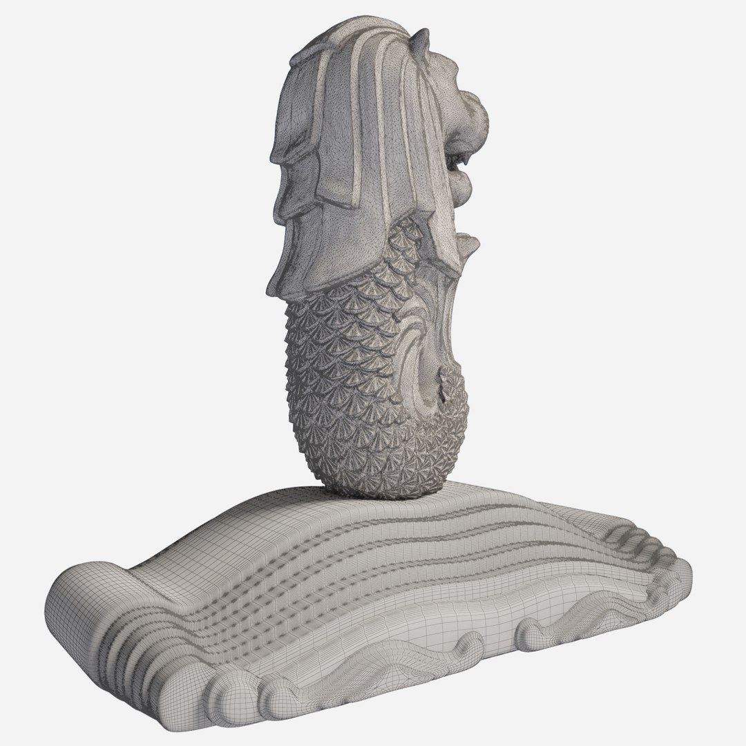Singapore Merlion 3D Model - TurboSquid 1204065