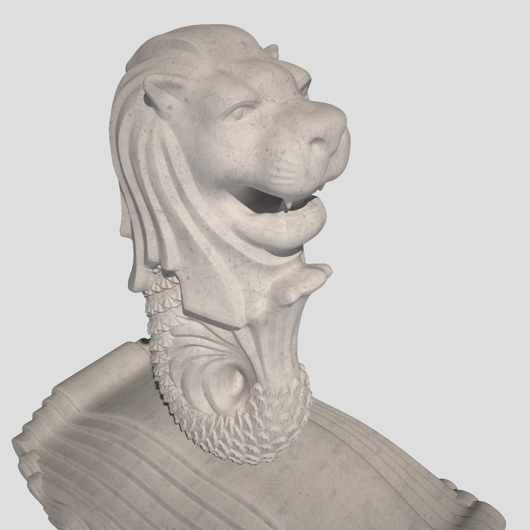 Singapore Merlion 3D Model - TurboSquid 1204065