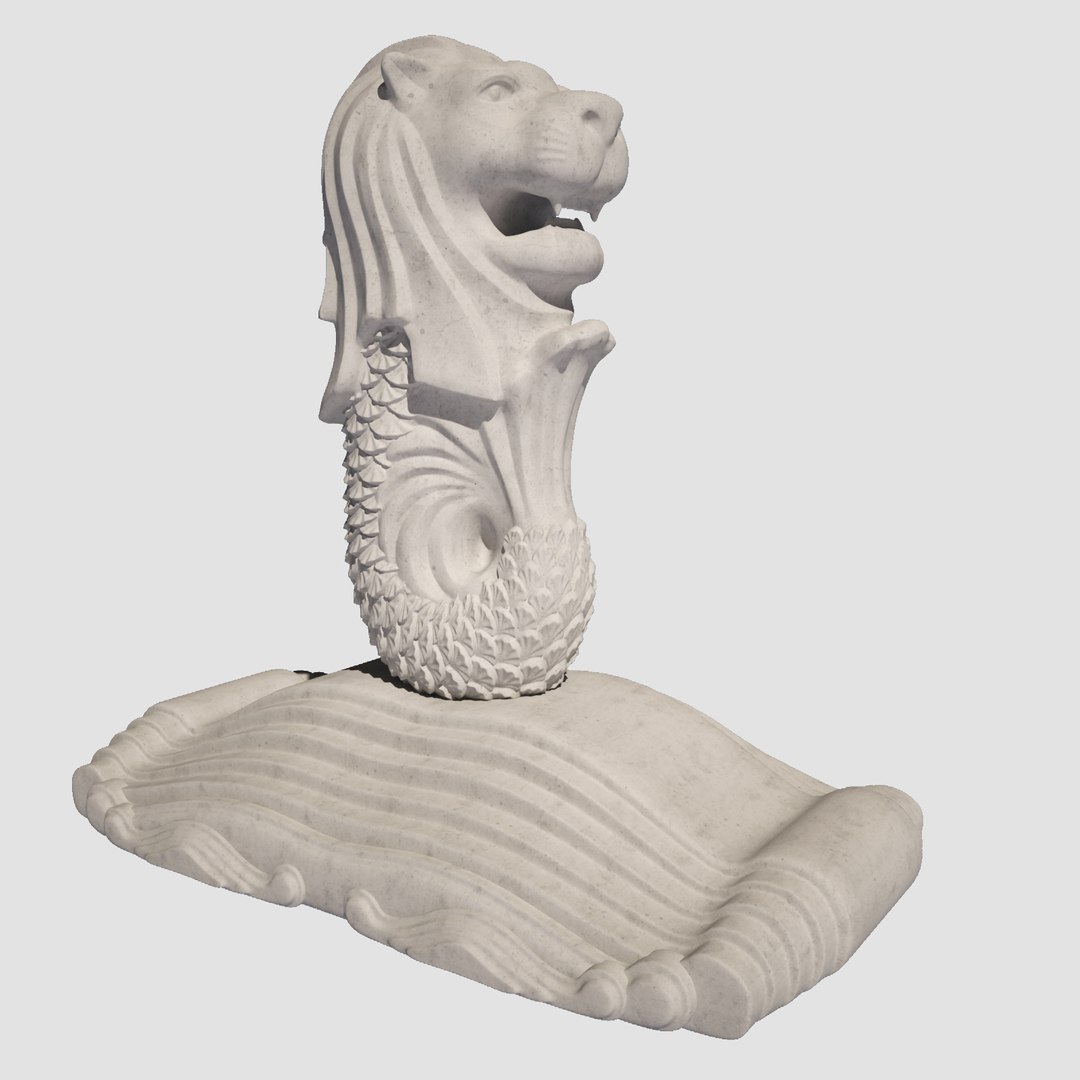 Singapore Merlion 3D Model - TurboSquid 1204065
