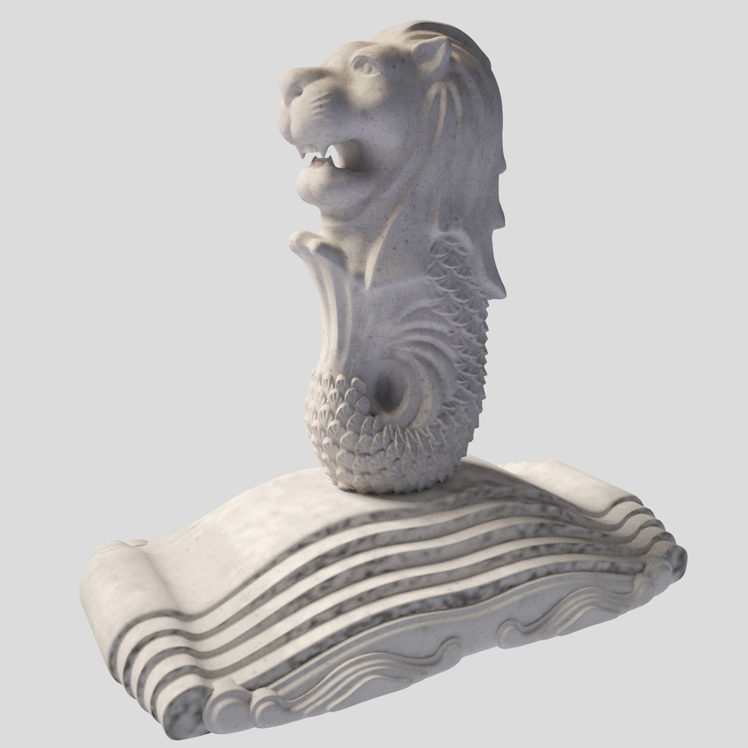 Singapore Merlion 3D Model - TurboSquid 1204065