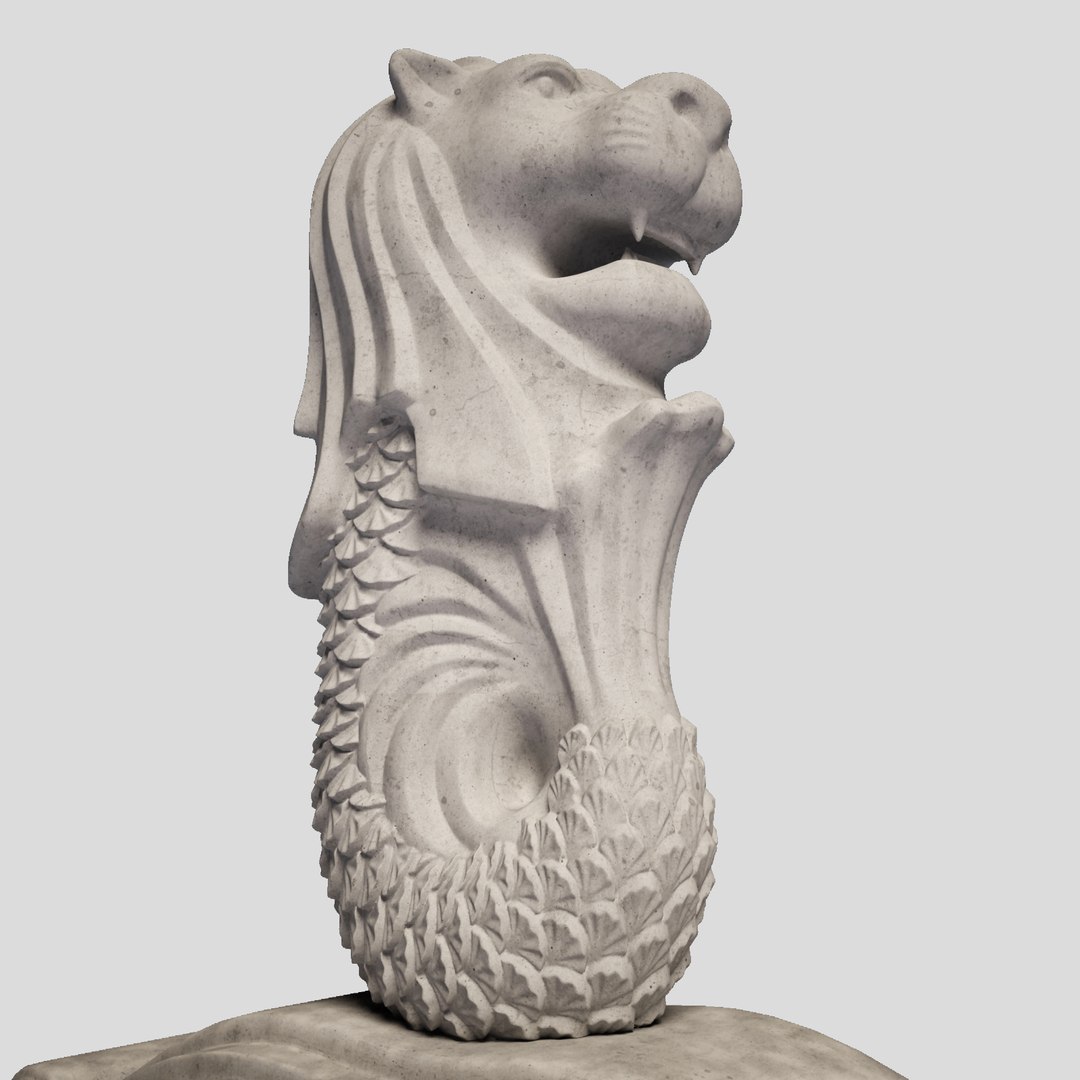 Singapore Merlion 3D Model - TurboSquid 1204065