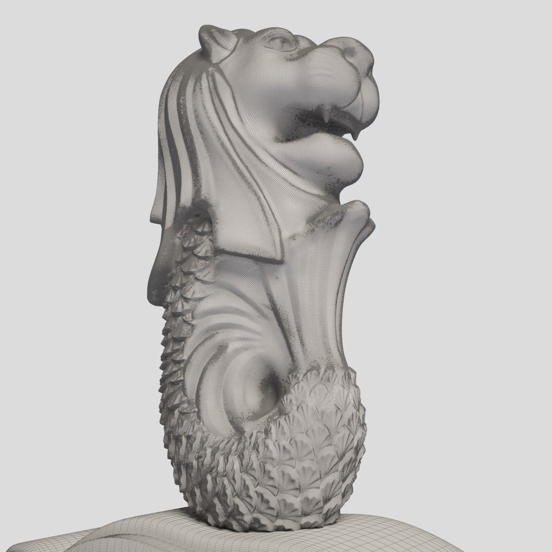 Singapore Merlion 3D Model - TurboSquid 1204065