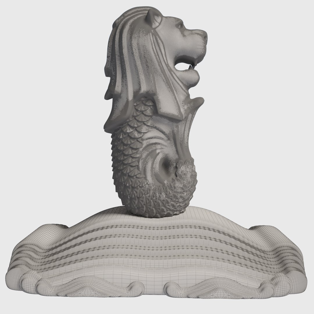 Singapore Merlion 3D Model - TurboSquid 1204065