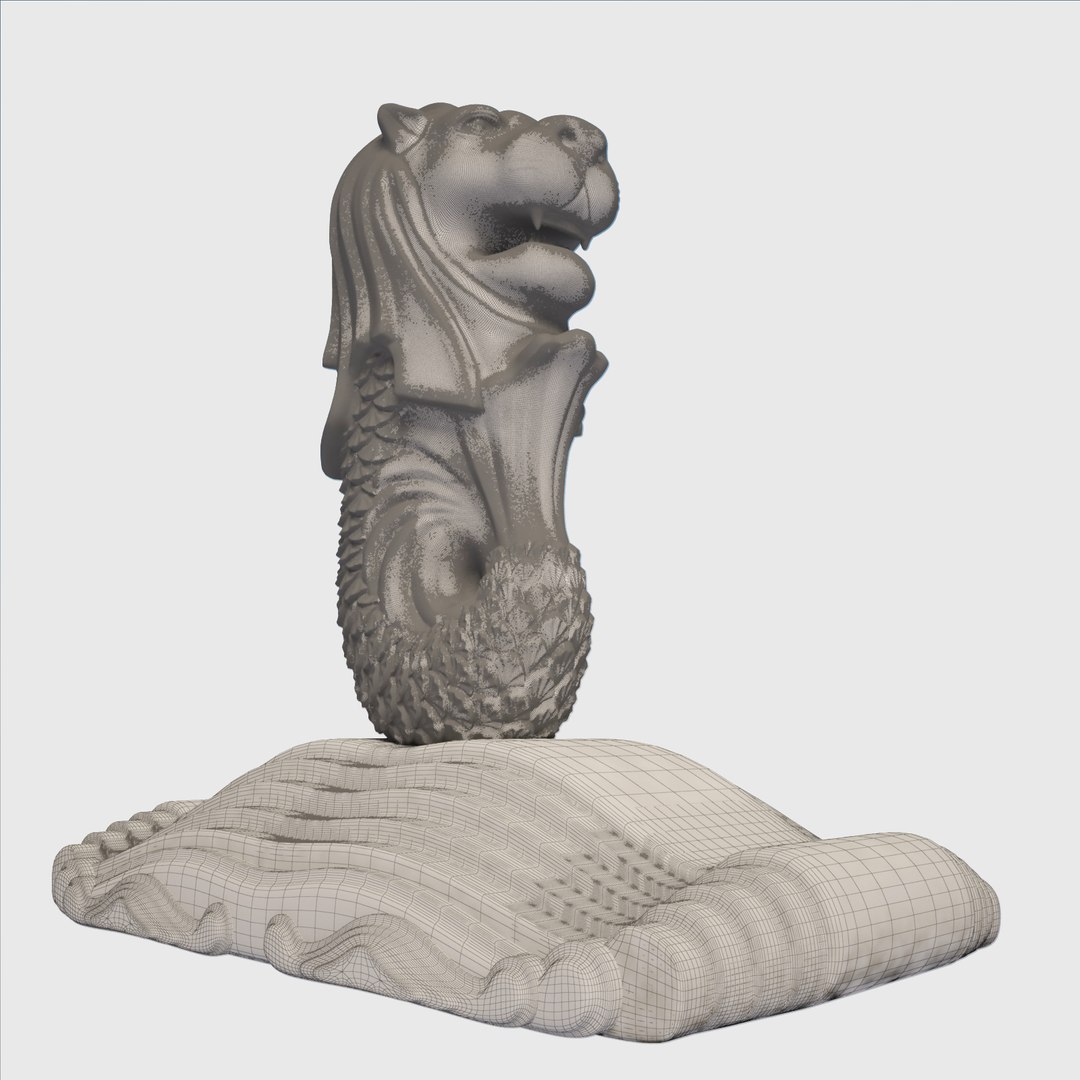 Singapore Merlion 3D Model - TurboSquid 1204065
